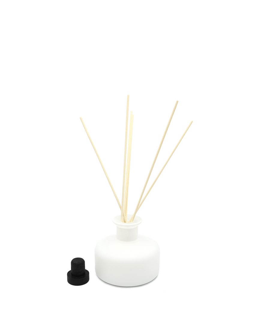 Classic Matte Round Glass Diffuser - White Frosted - 180 ML - 3006 ...