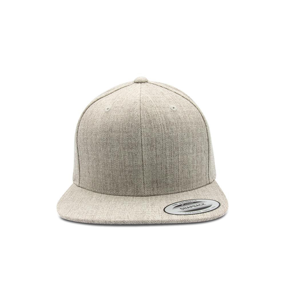 Classic Snapback - Heather Grey - 6089 – Rebrand Trading