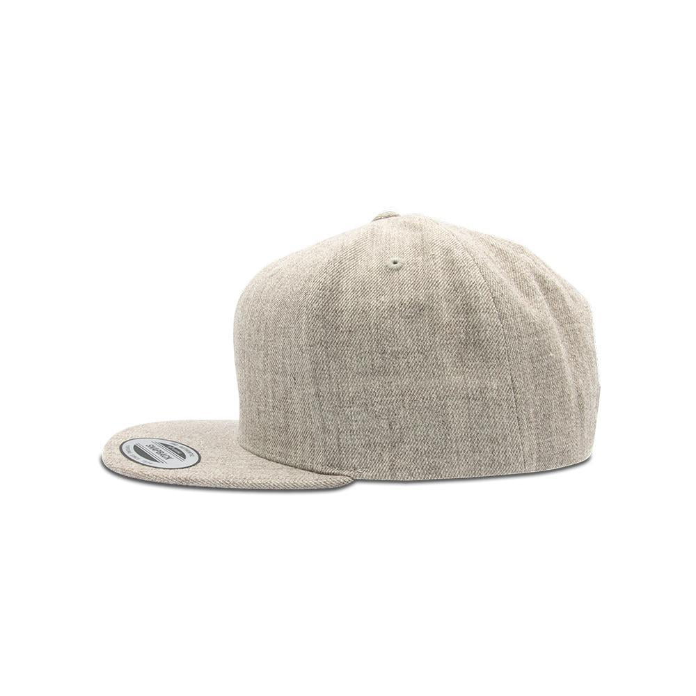 Classic Snapback - Heather Grey - 6089 – Rebrand Trading