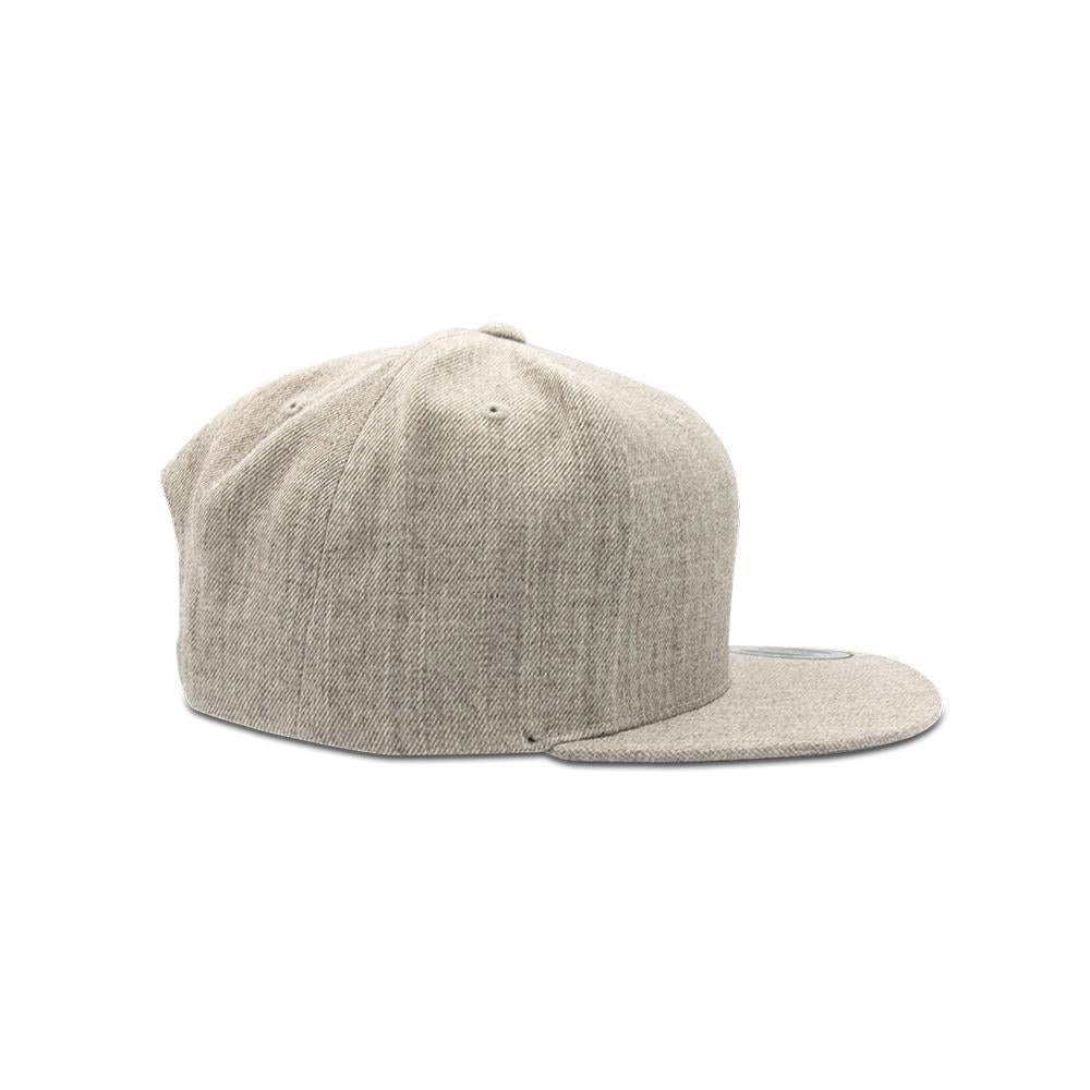 Classic Snapback - Heather Grey - 6089 – Rebrand Trading