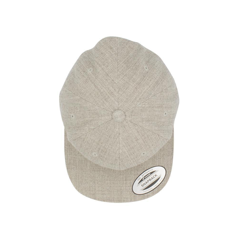 Classic Snapback - Heather Grey - 6089 – Rebrand Trading